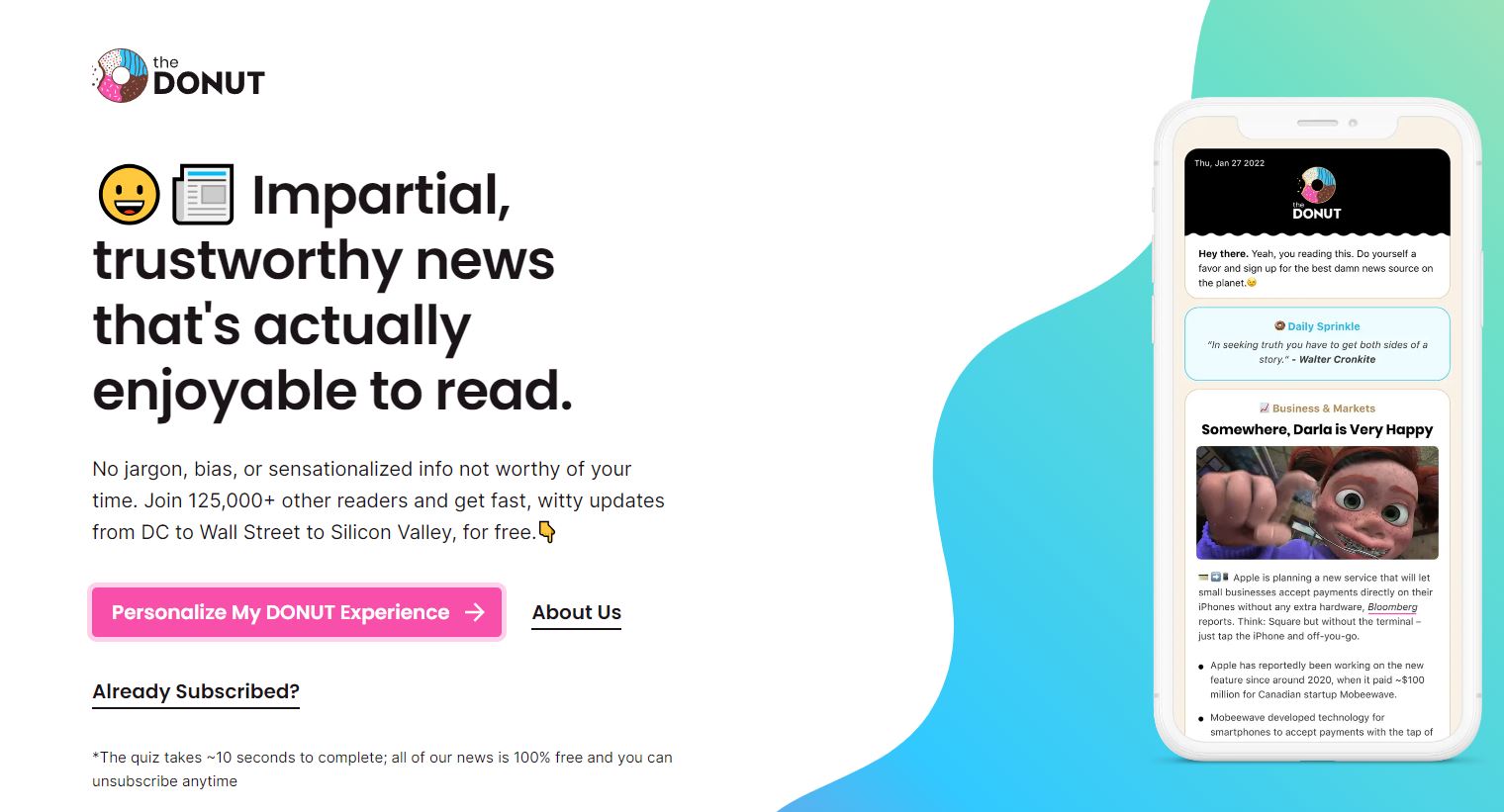 The Daily Donut Newsletter: Does It really only take 4 minutes to read ...