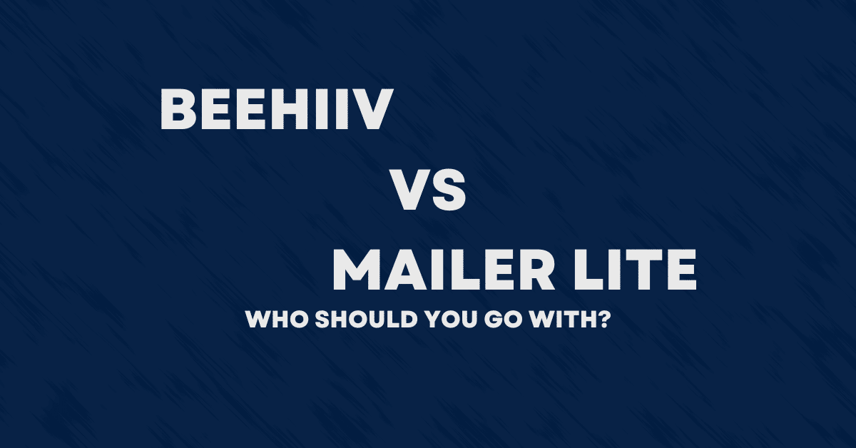 Beehiv vs Mailer Lite Review: Which Email Newsletter Tool is Better ...